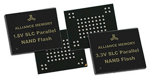 New 1.8V and 3.3V SLC Parallel NAND Flash - Alliance Memory